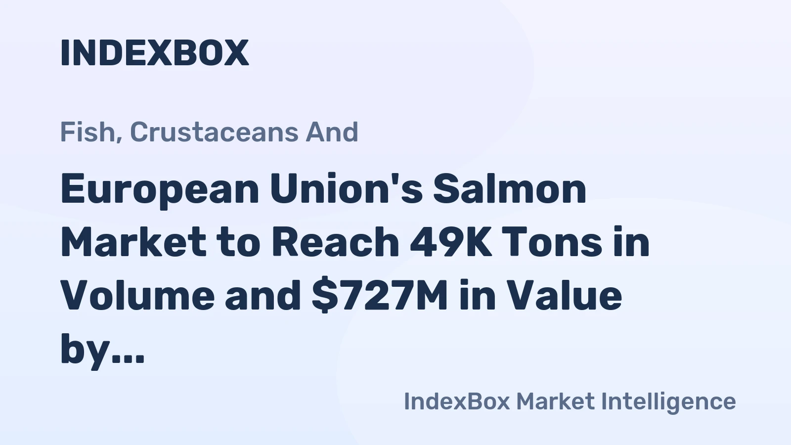 European Union's Salmon Market to Reach 49K Tons in Volume and $727M in Value by 2035
