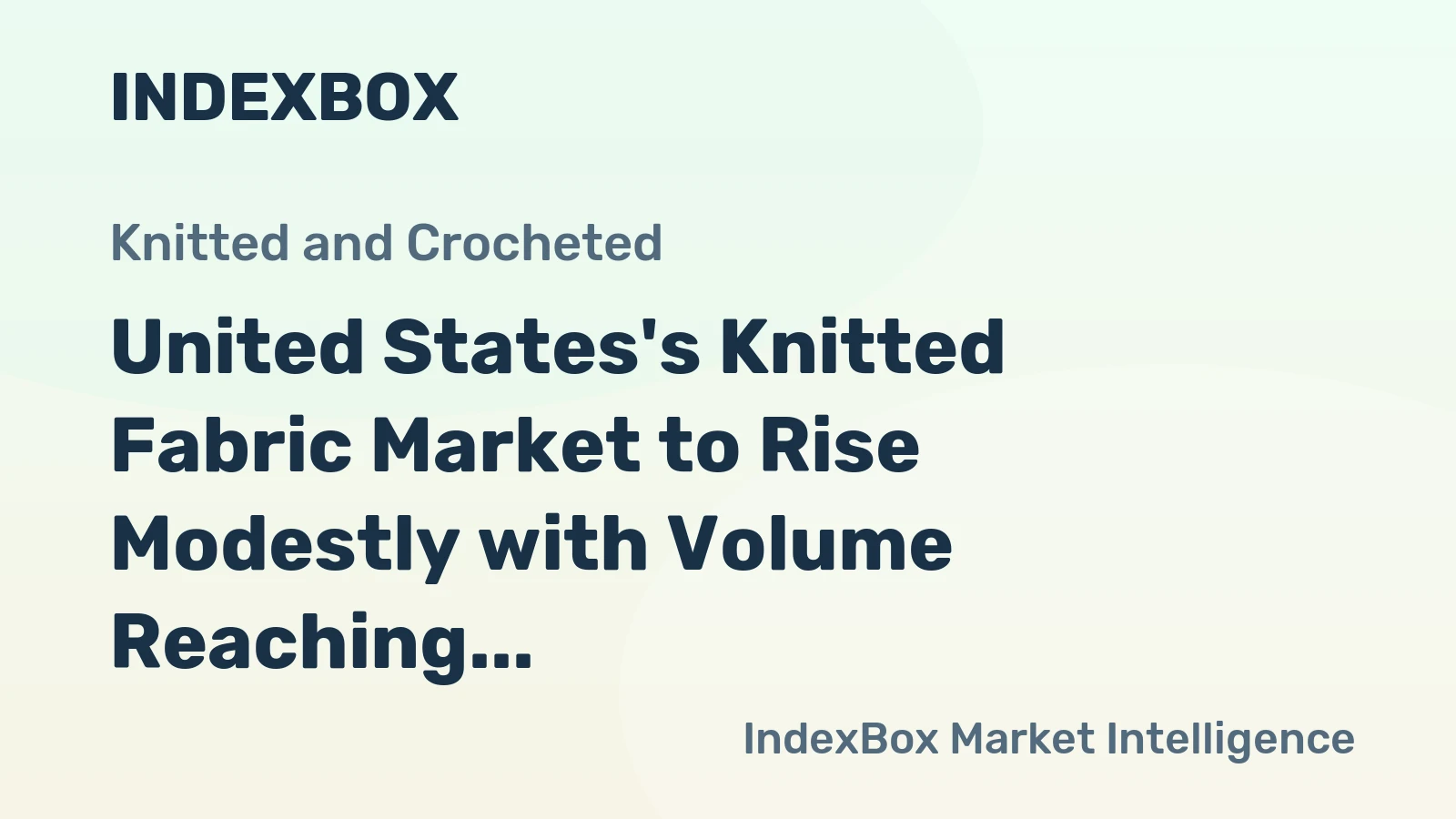 United States's Knitted Fabric Market to Rise Modestly with Volume Reaching 130K Tons and Value Hitting $491M by 2035