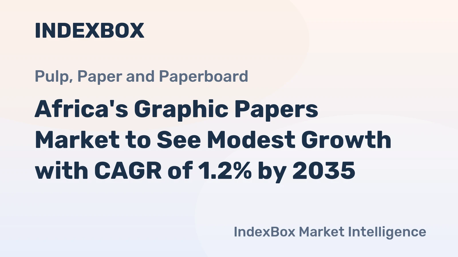 Africa's Graphic Papers Market to See Modest Growth with CAGR of 1.2% by 2035