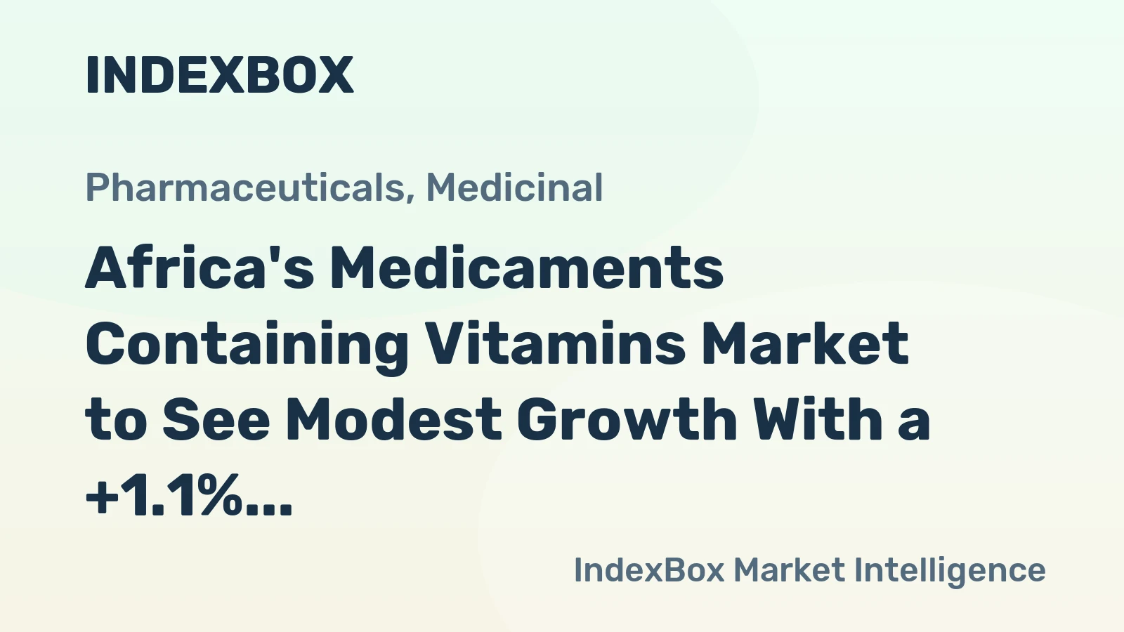 Africa's Medicaments Containing Vitamins Market to See Modest Growth With a +1.1% Value CAGR Through 2035