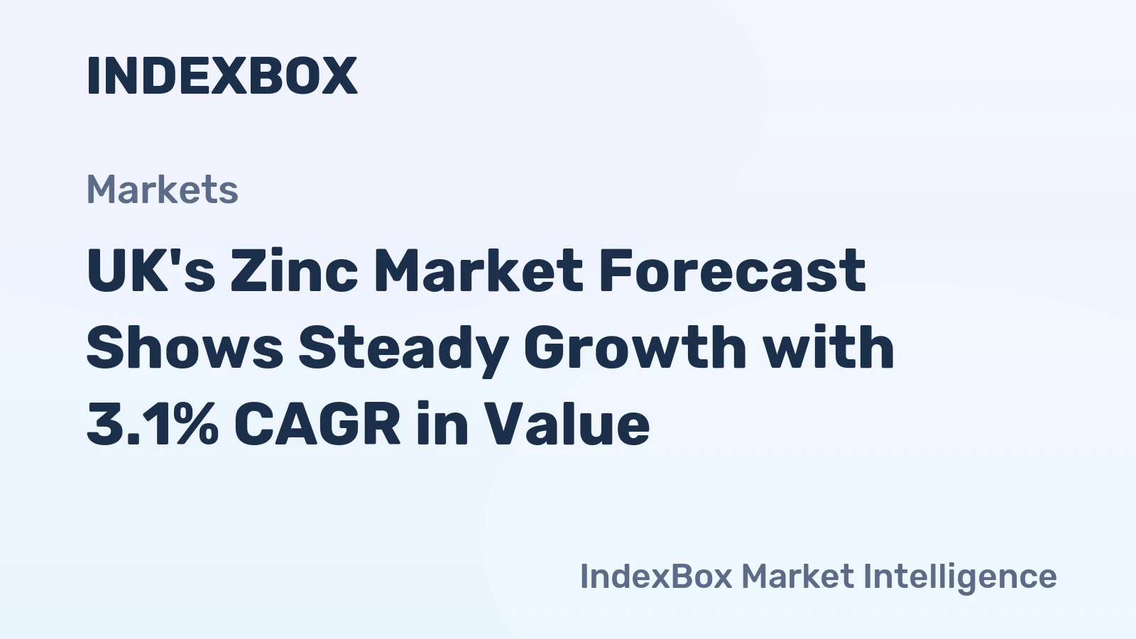 UK's Zinc Market Forecast Shows Steady Growth with 3.1% CAGR in Value