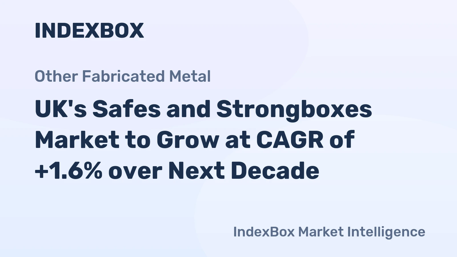 UK's Safes and Strongboxes Market to Grow at CAGR of +1.6% over Next Decade