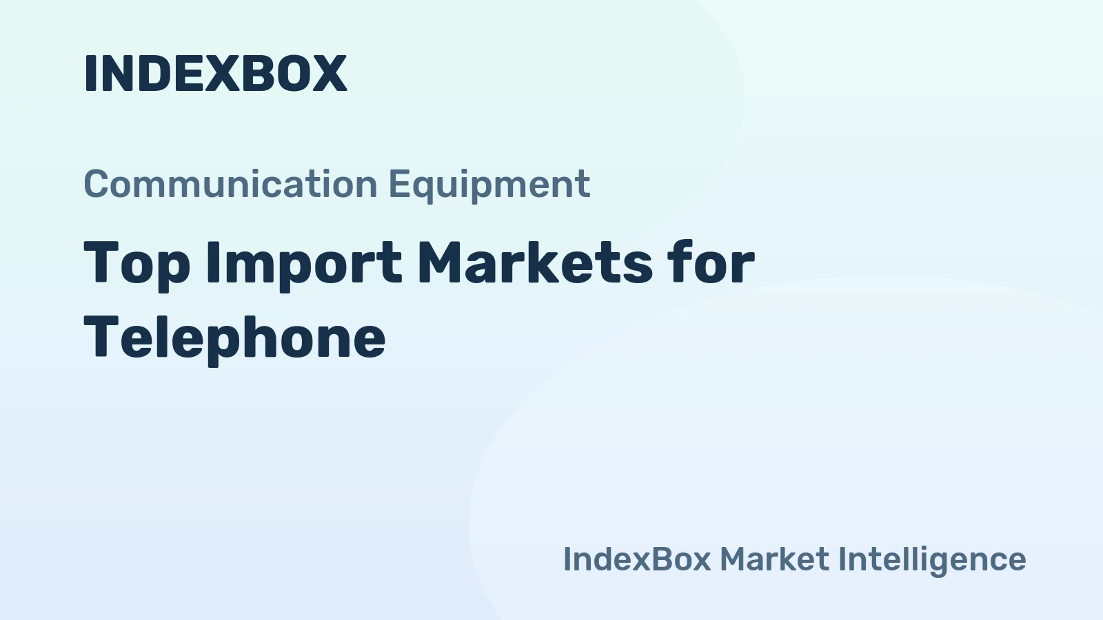Top Import Markets for Telephone