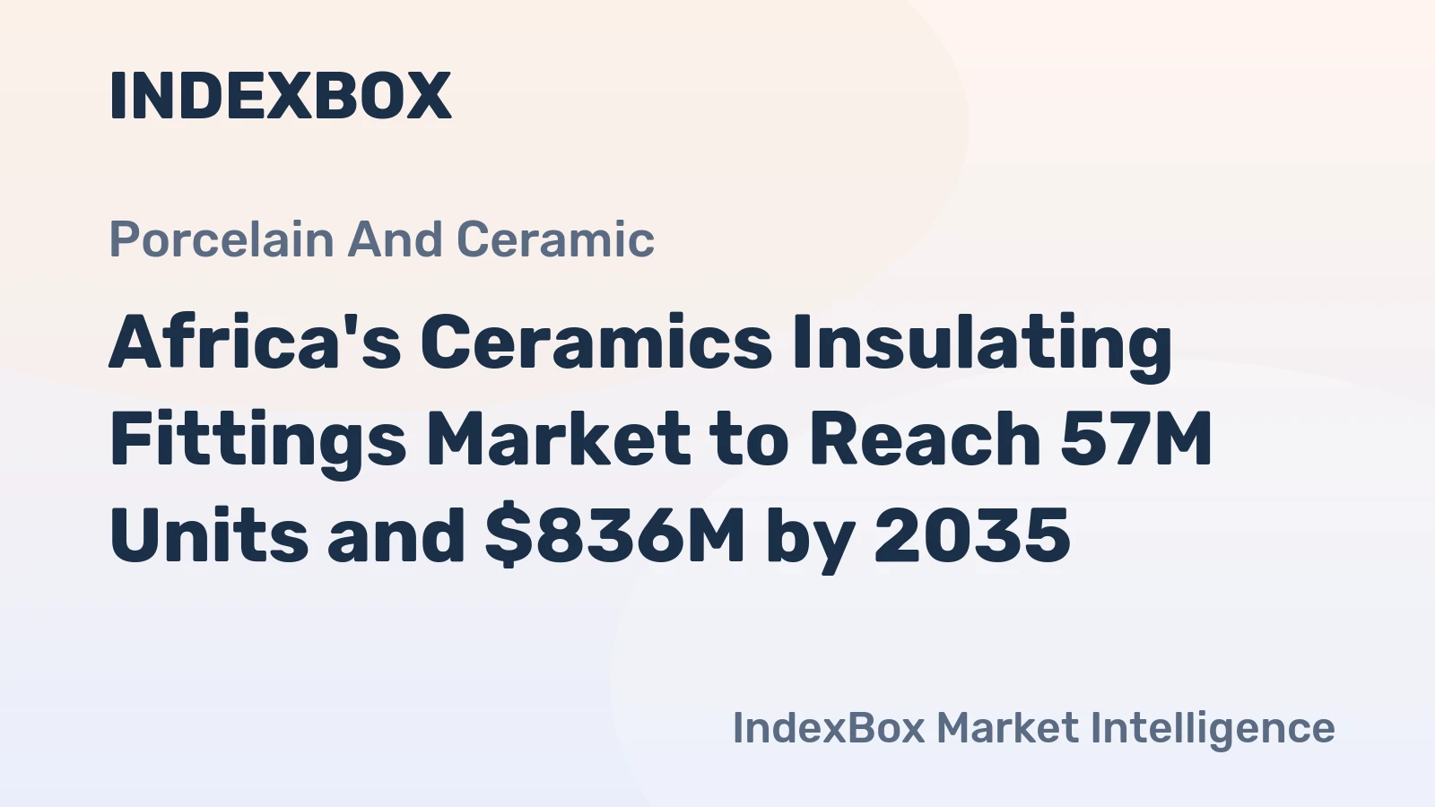 Africa's Ceramics Insulating Fittings Market to Reach 57M Units and $836M by 2035