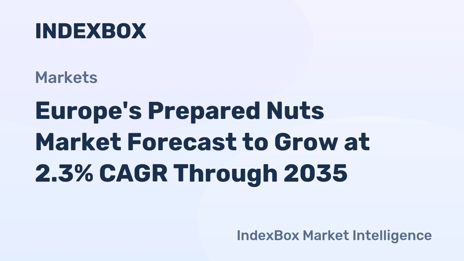 Europe's Prepared Nuts Market Forecast to Grow at 2.3% CAGR Through 2035