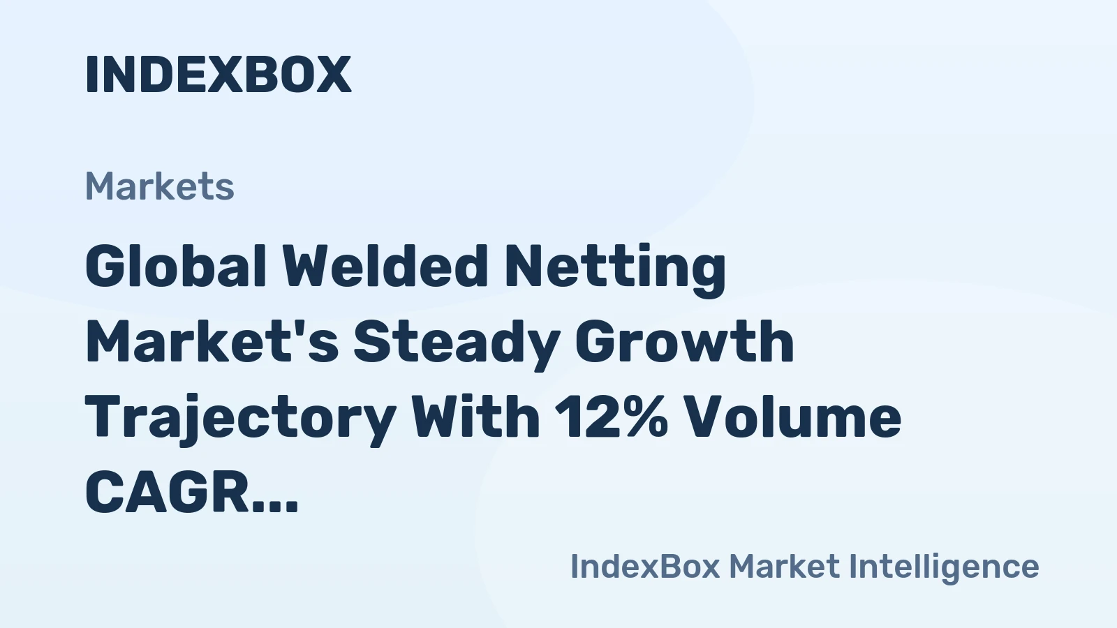 Global Welded Netting Market's Steady Growth Trajectory With 12% Volume CAGR Through 2035
