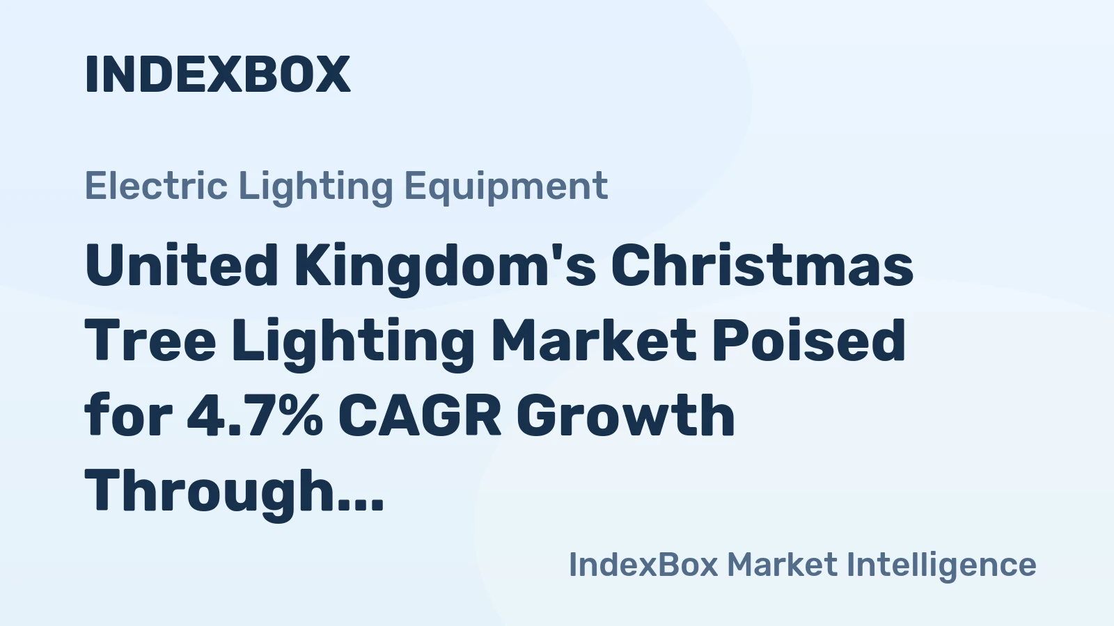 United Kingdom's Christmas Tree Lighting Market Poised for 4.7% CAGR Growth Through 2035