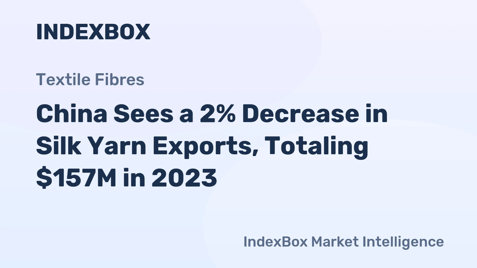 China Sees a 2% Decrease in Silk Yarn Exports, Totaling $157M in 2023