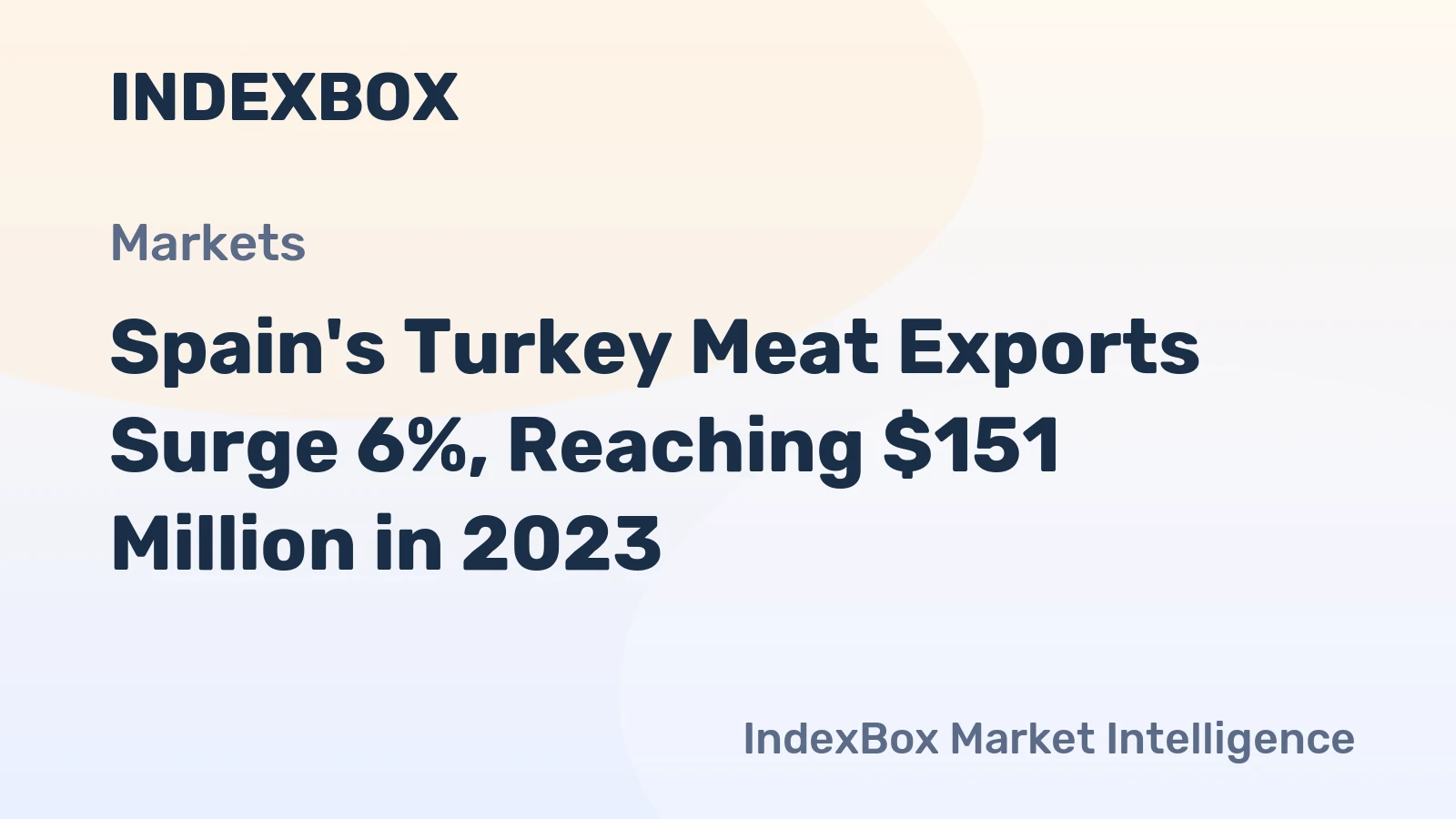 Spain's Turkey Meat Exports Surge 6%, Reaching $151 Million in 2023