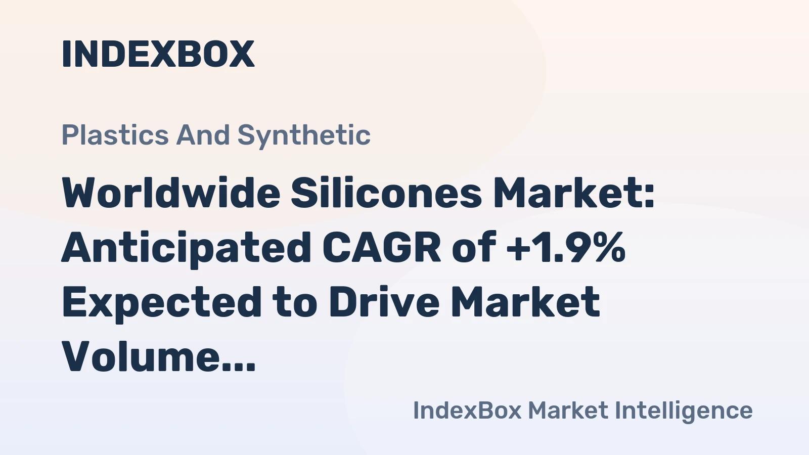 Worldwide Silicones Market: Anticipated CAGR of +1.9% Expected to Drive Market Volume to 5M Tons by 2035