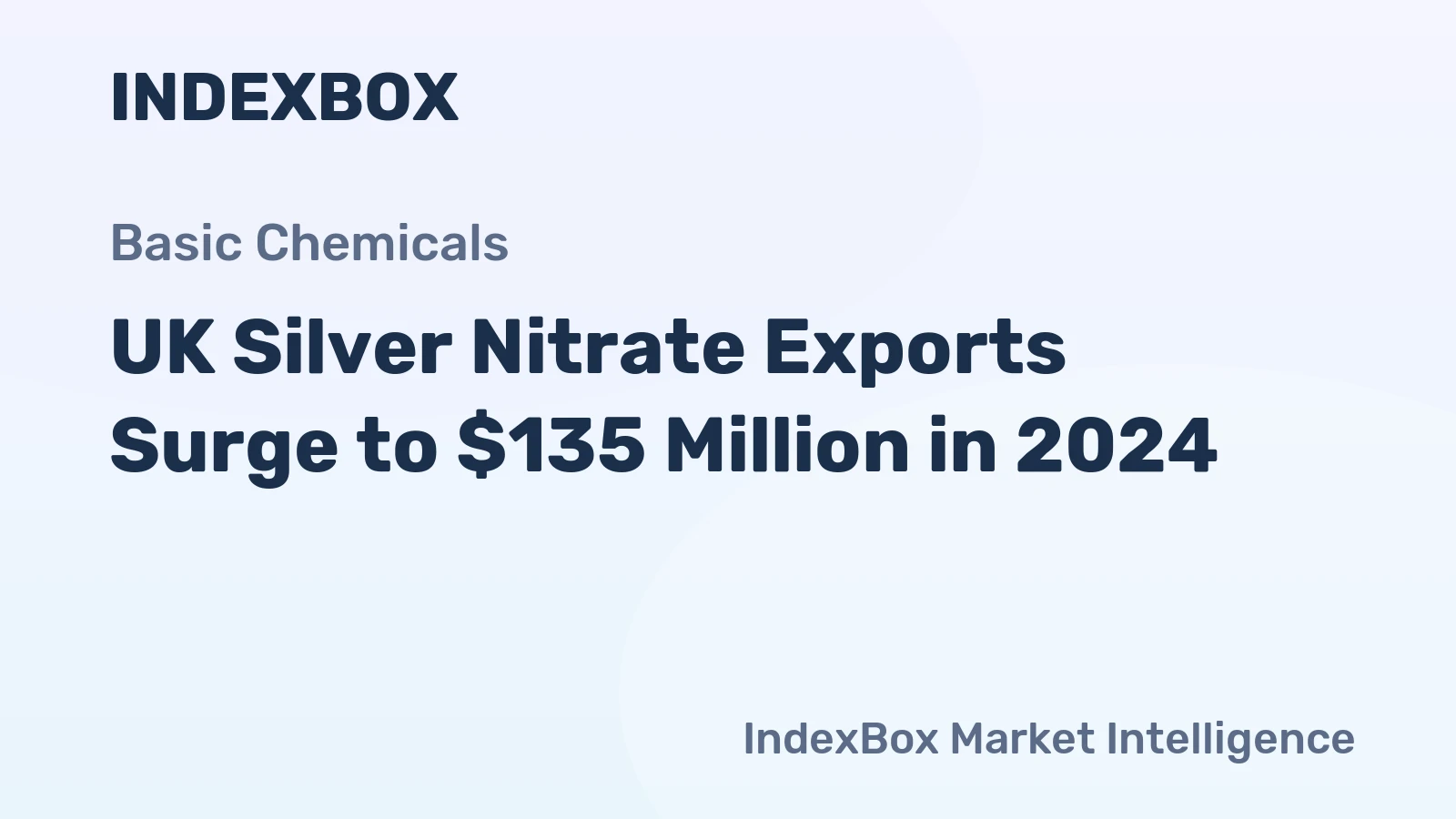 UK Silver Nitrate Exports Surge to $135 Million in 2024