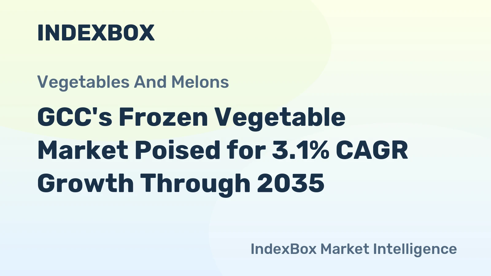 GCC's Frozen Vegetable Market Poised for 3.1% CAGR Growth Through 2035