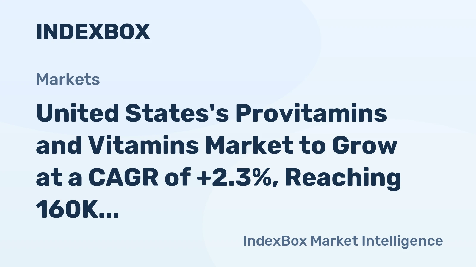 United States's Provitamins and Vitamins Market to Grow at a CAGR of +2.3%, Reaching 160K Tons by 2035