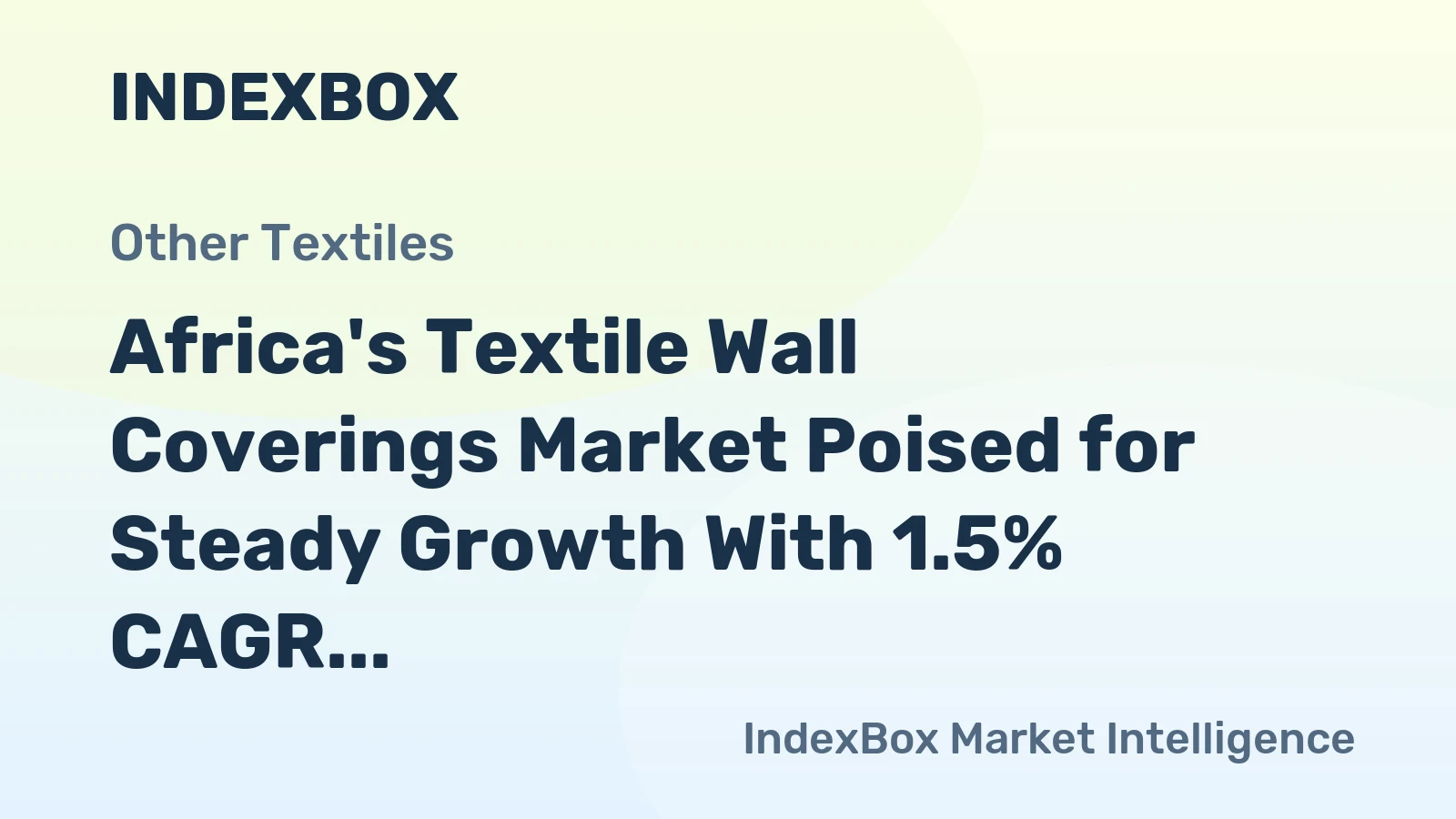 Africa's Textile Wall Coverings Market Poised for Steady Growth With 1.5% CAGR Through 2035