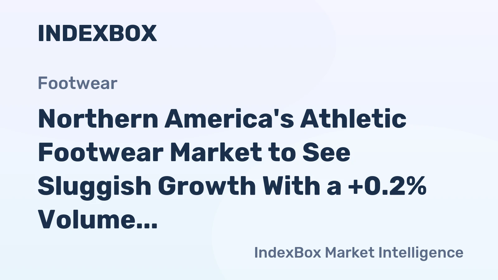 Northern America's Athletic Footwear Market to See Sluggish Growth With a +0.2% Volume CAGR Through 2035
