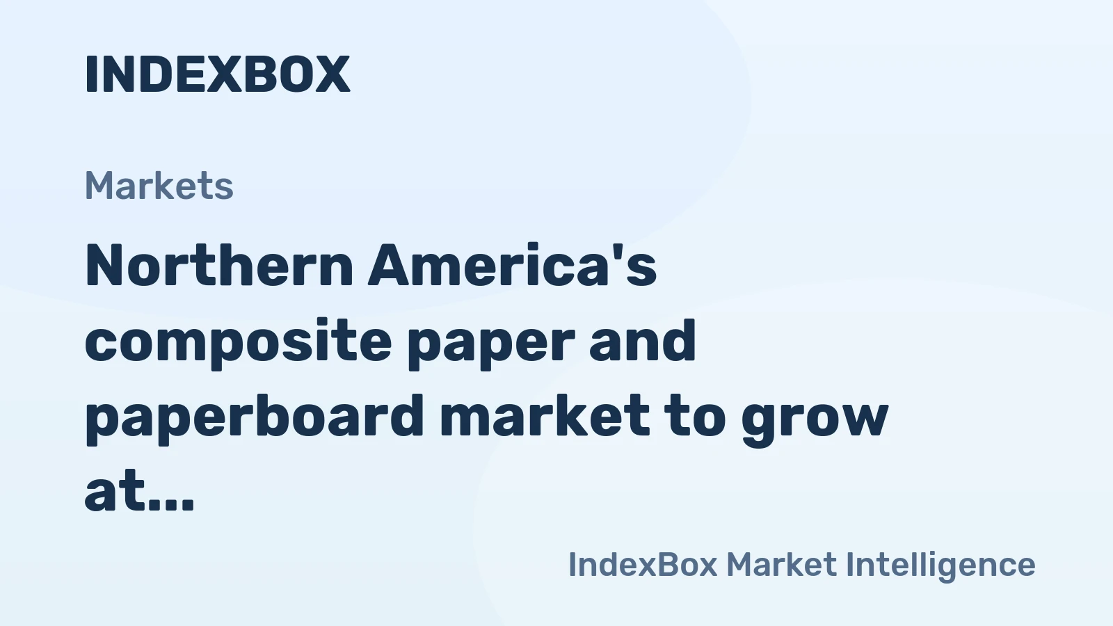 Northern America's composite paper and paperboard market to grow at a 2.2% CAGR, reaching $1.2B by 2035 on steady demand.