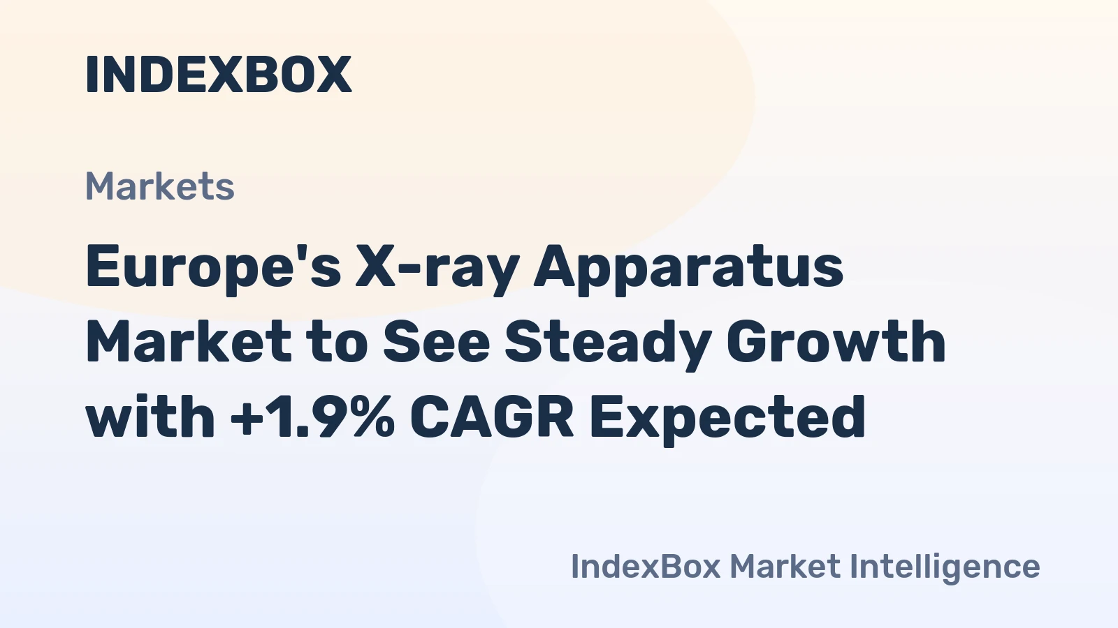 Europe's X-ray Apparatus Market to See Steady Growth with +1.9% CAGR Expected