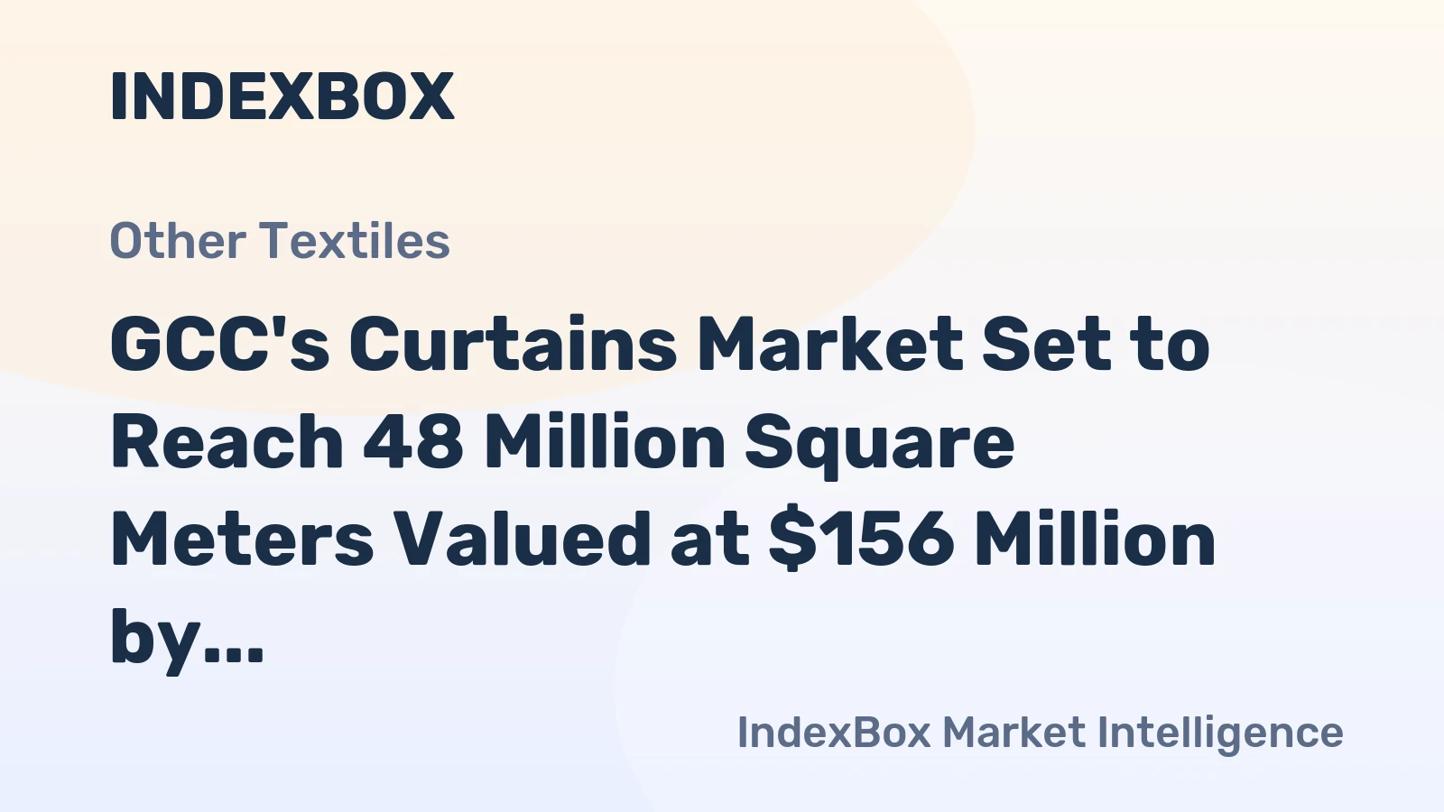 GCC's Curtains Market Set to Reach 48 Million Square Meters Valued at $156 Million by 2035