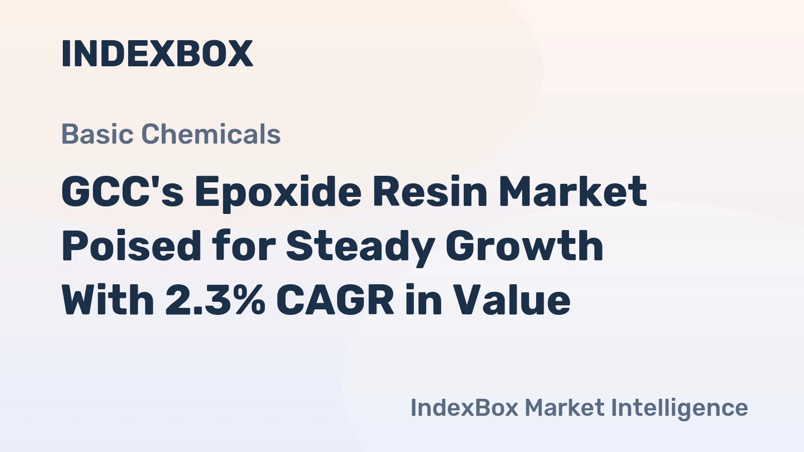 GCC's Epoxide Resin Market Poised for Steady Growth With 2.3% CAGR in Value