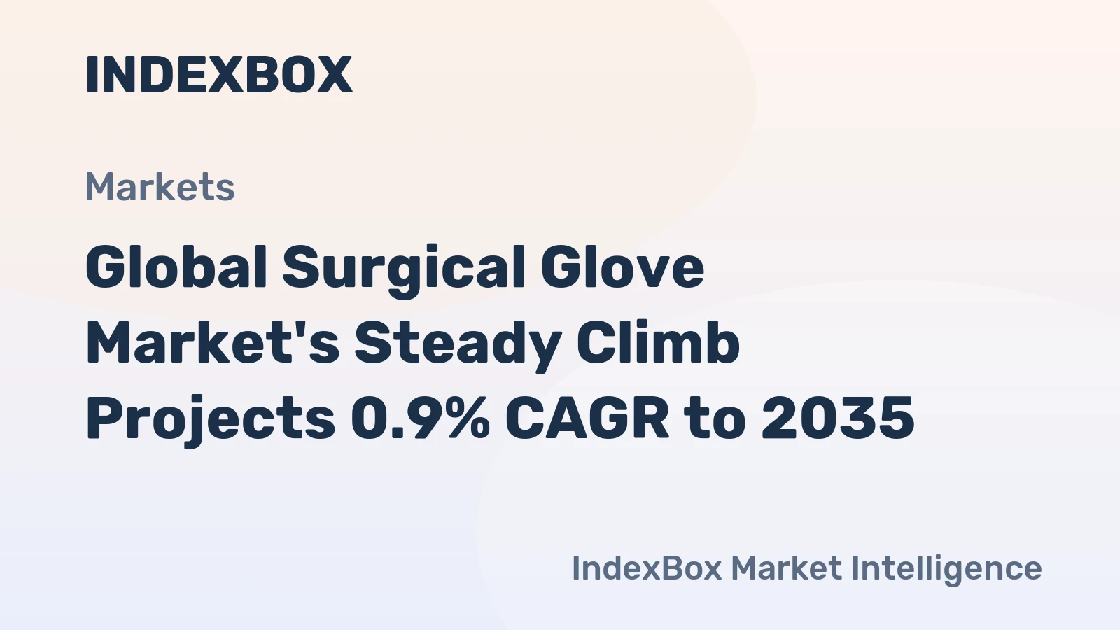 Global Surgical Glove Market's Steady Climb Projects 0.9% CAGR to 2035
