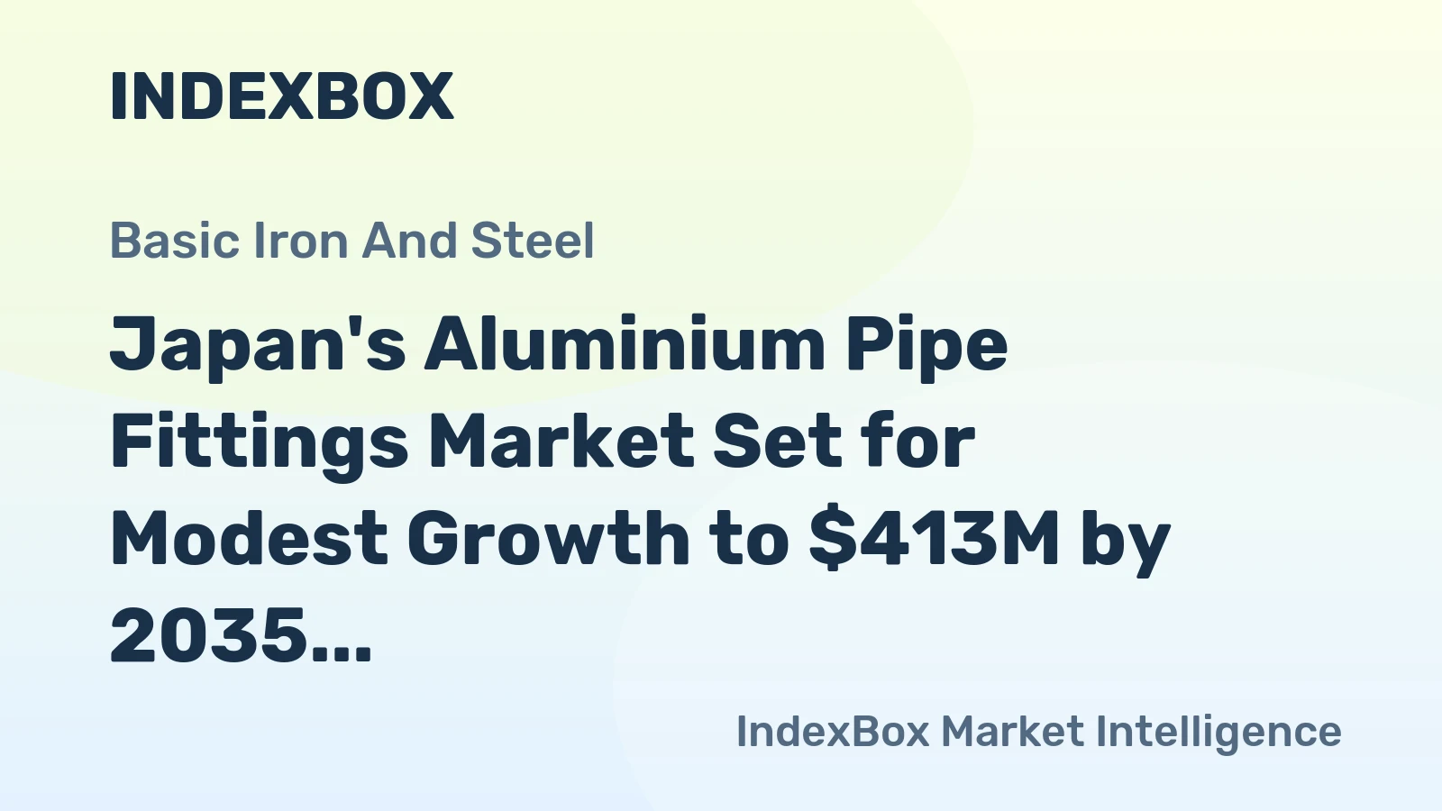 Japan's Aluminium Pipe Fittings Market Set for Modest Growth to $413M by 2035