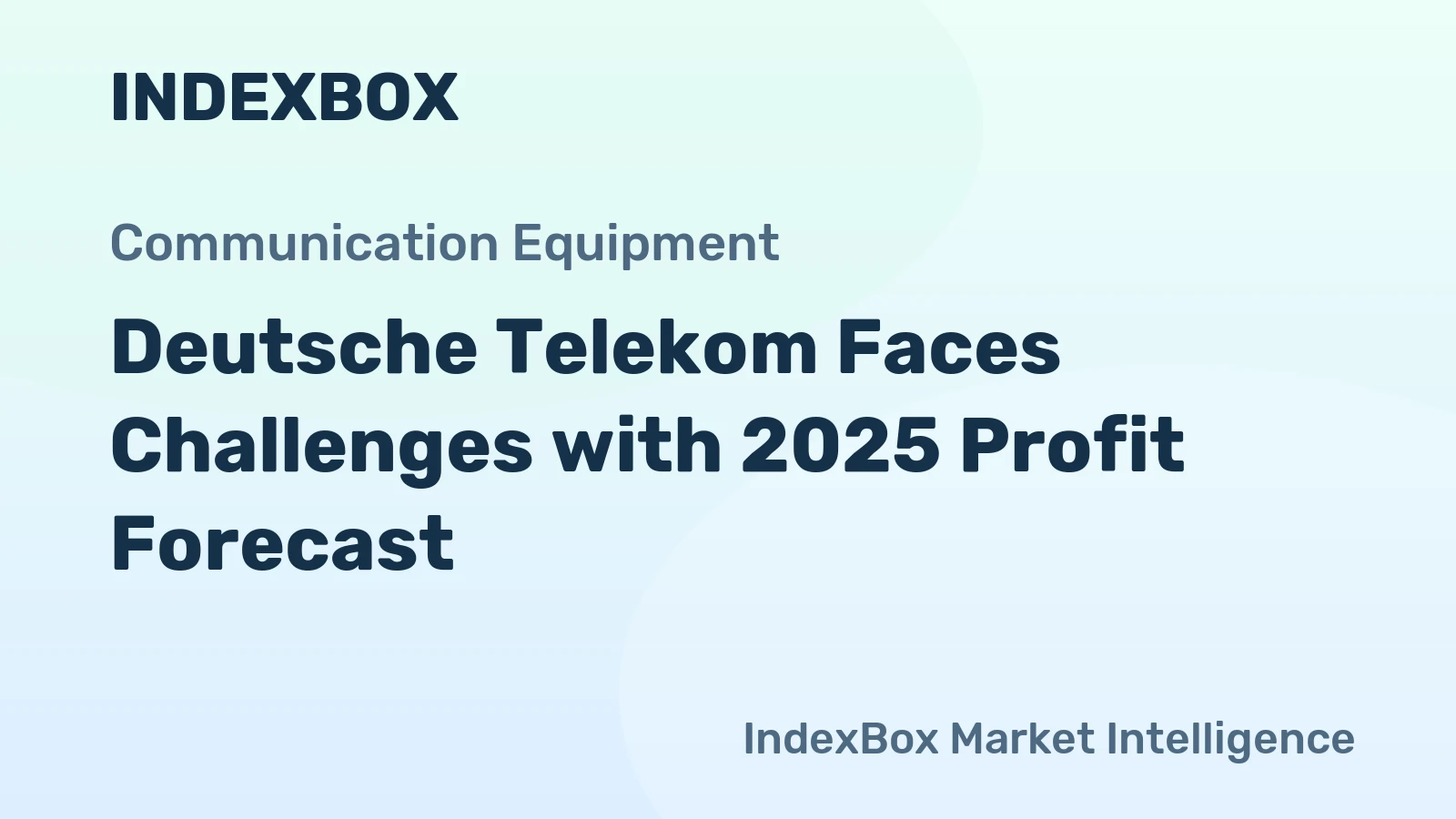 Deutsche Telekom Faces Challenges with 2025 Profit Forecast