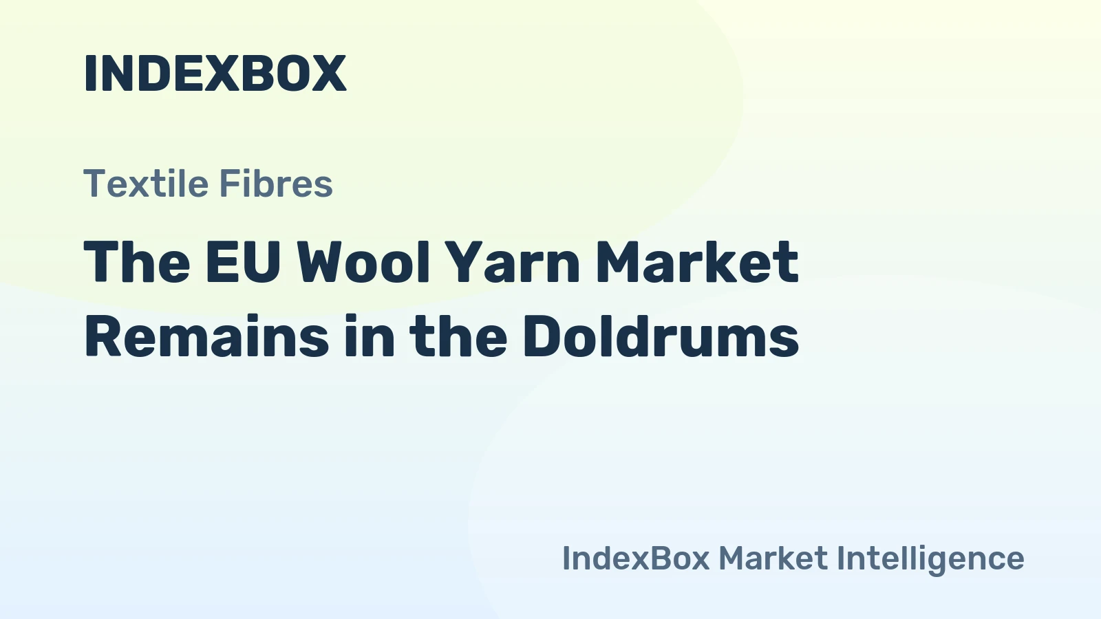 The EU Wool Yarn Market Remains in the Doldrums