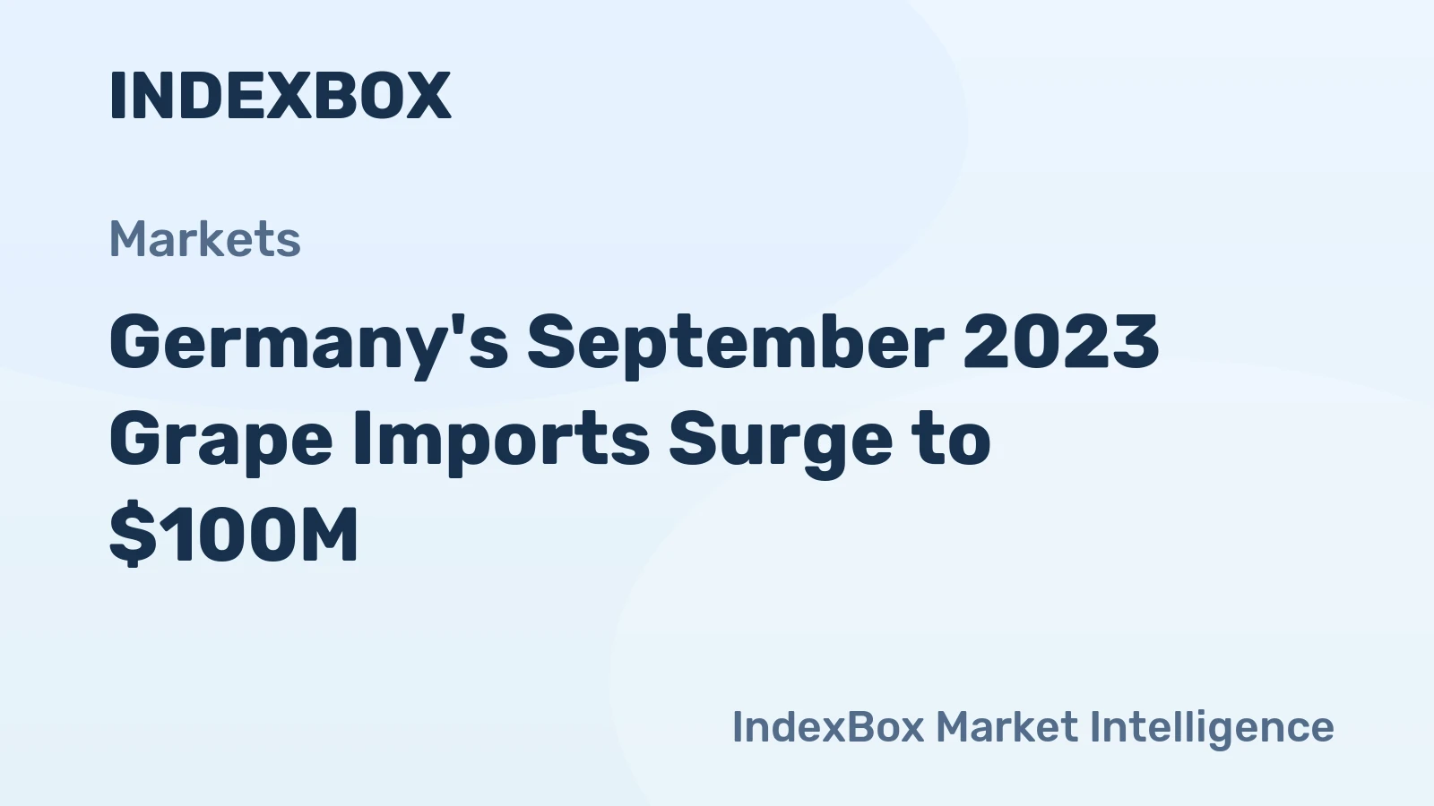 Germany's September 2023 Grape Imports Surge to $100M
