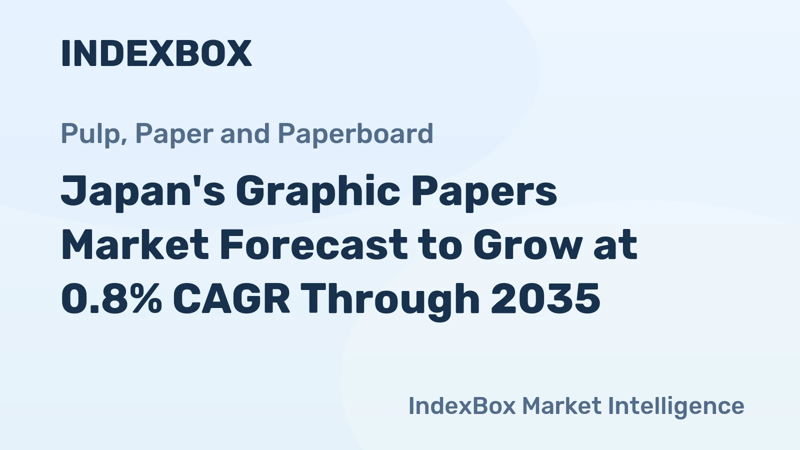 Japan's Graphic Papers Market Forecast to Grow at 0.8% CAGR Through 2035