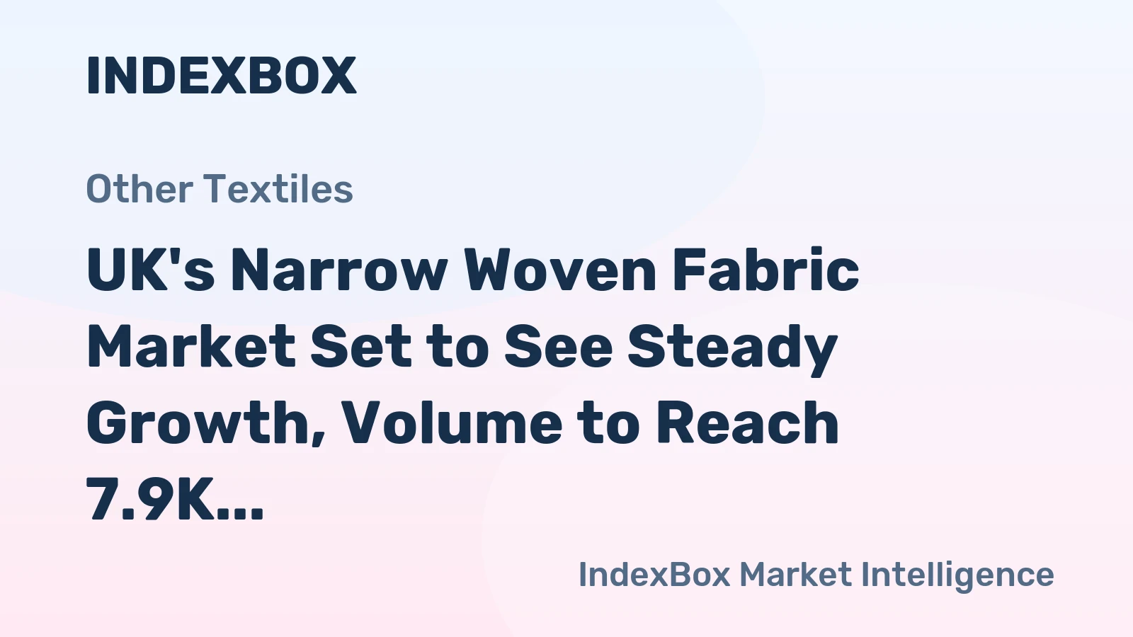 UK's Narrow Woven Fabric Market Set to See Steady Growth, Volume to Reach 7.9K Tons by 2035