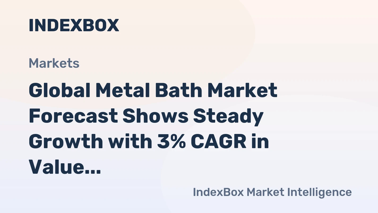 Global Metal Bath Market Forecast Shows Steady Growth with 3% CAGR in Value Through 2035