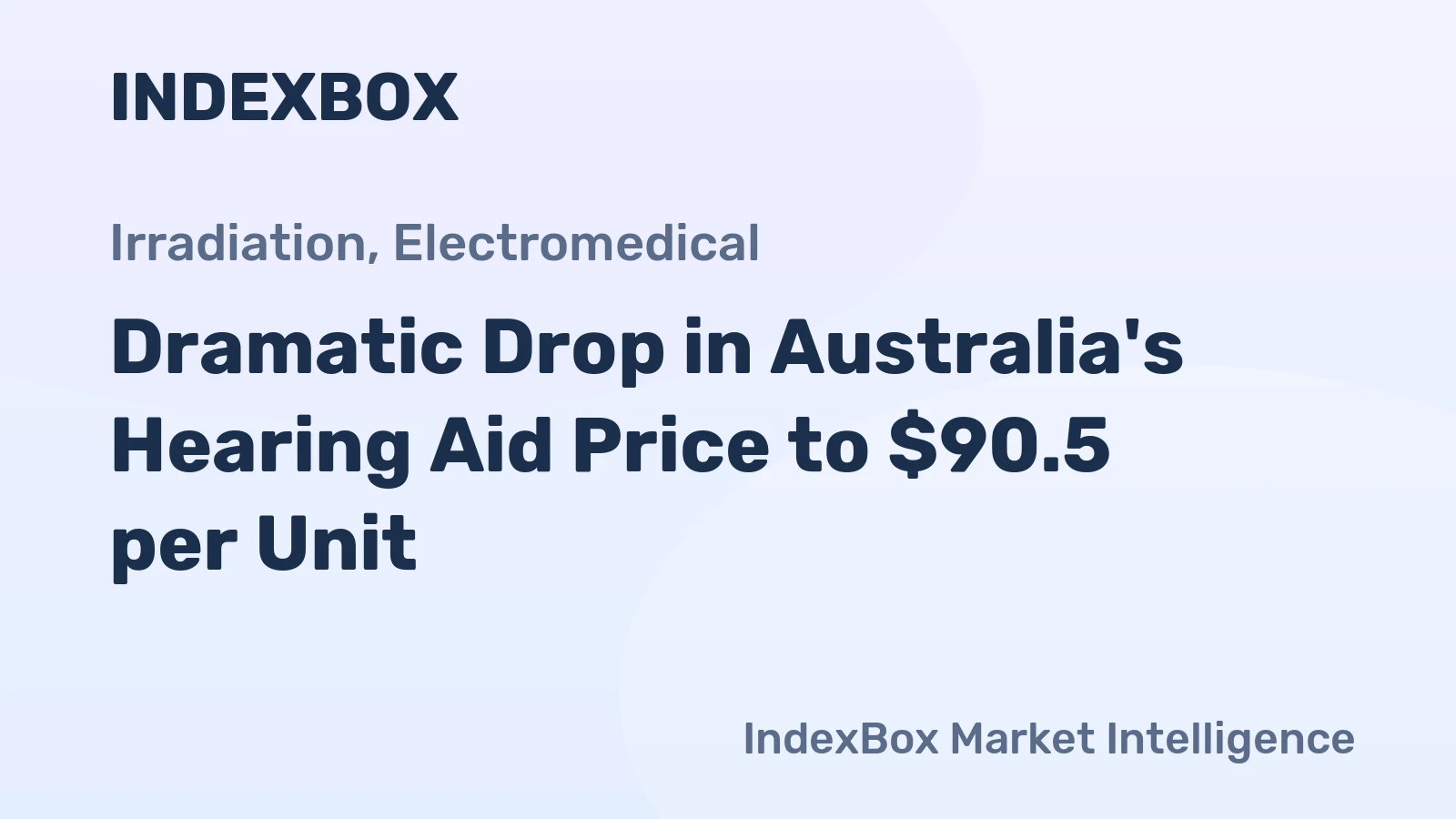 Dramatic Drop in Australia's Hearing Aid Price to $90.5 per Unit