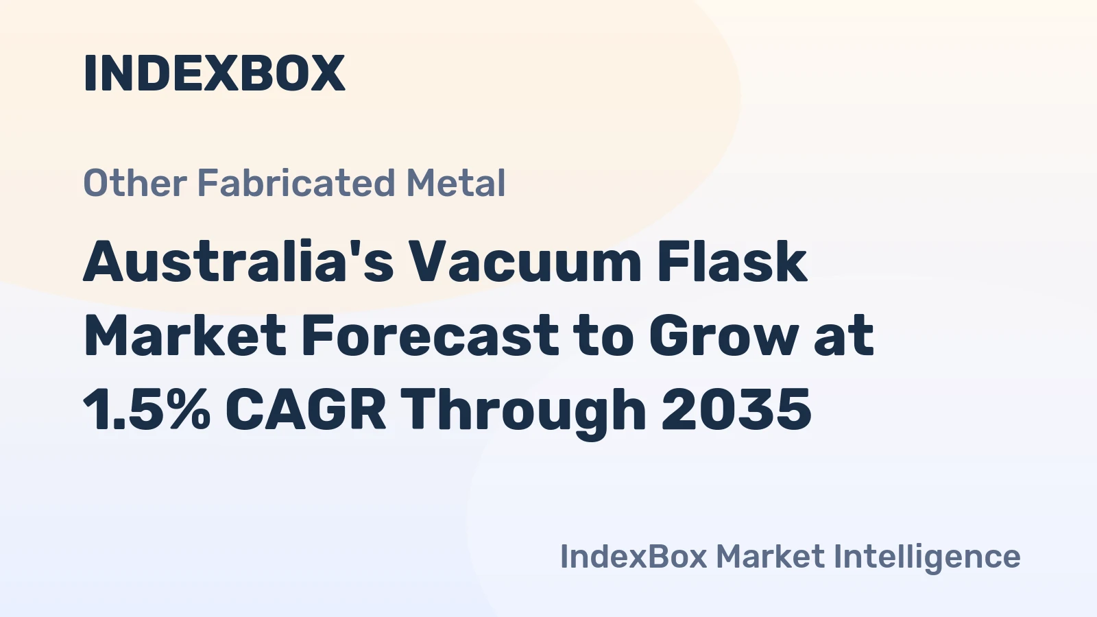 Australia's Vacuum Flask Market Forecast to Grow at 1.5% CAGR Through 2035