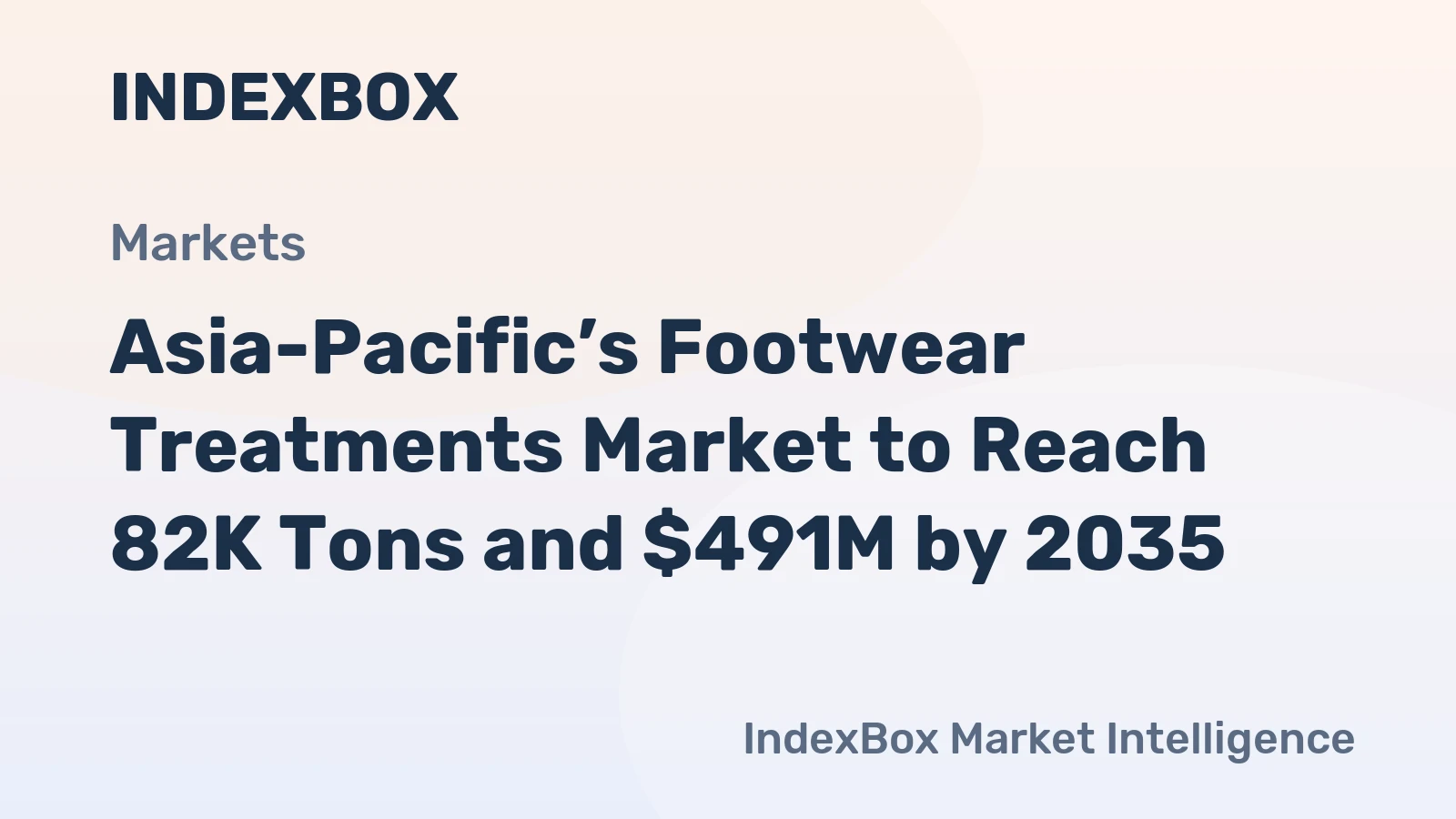 Asia-Pacific’s Footwear Treatments Market to Reach 82K Tons and $491M by 2035