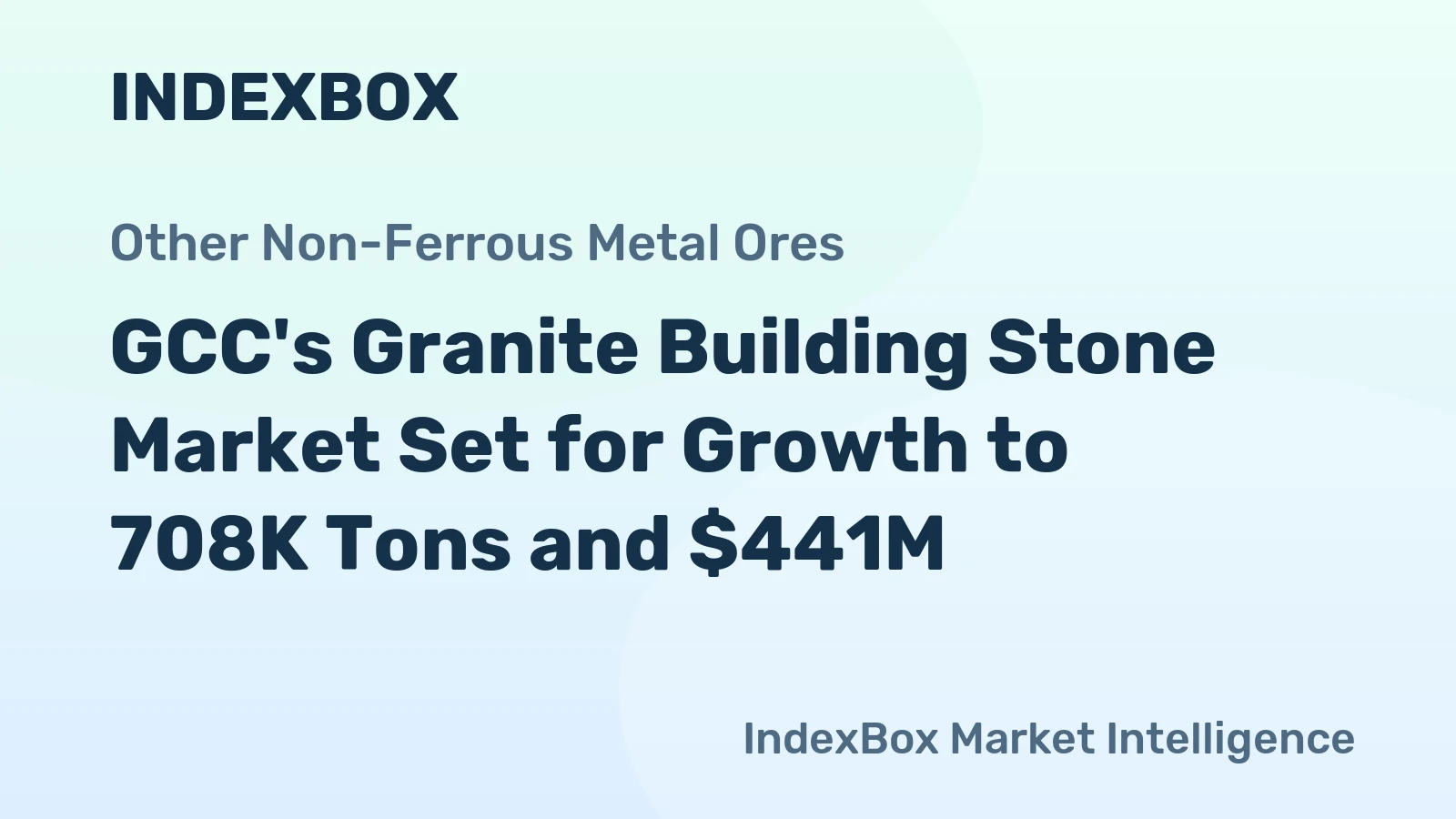 GCC's Granite Building Stone Market Set for Growth to 708K Tons and $441M