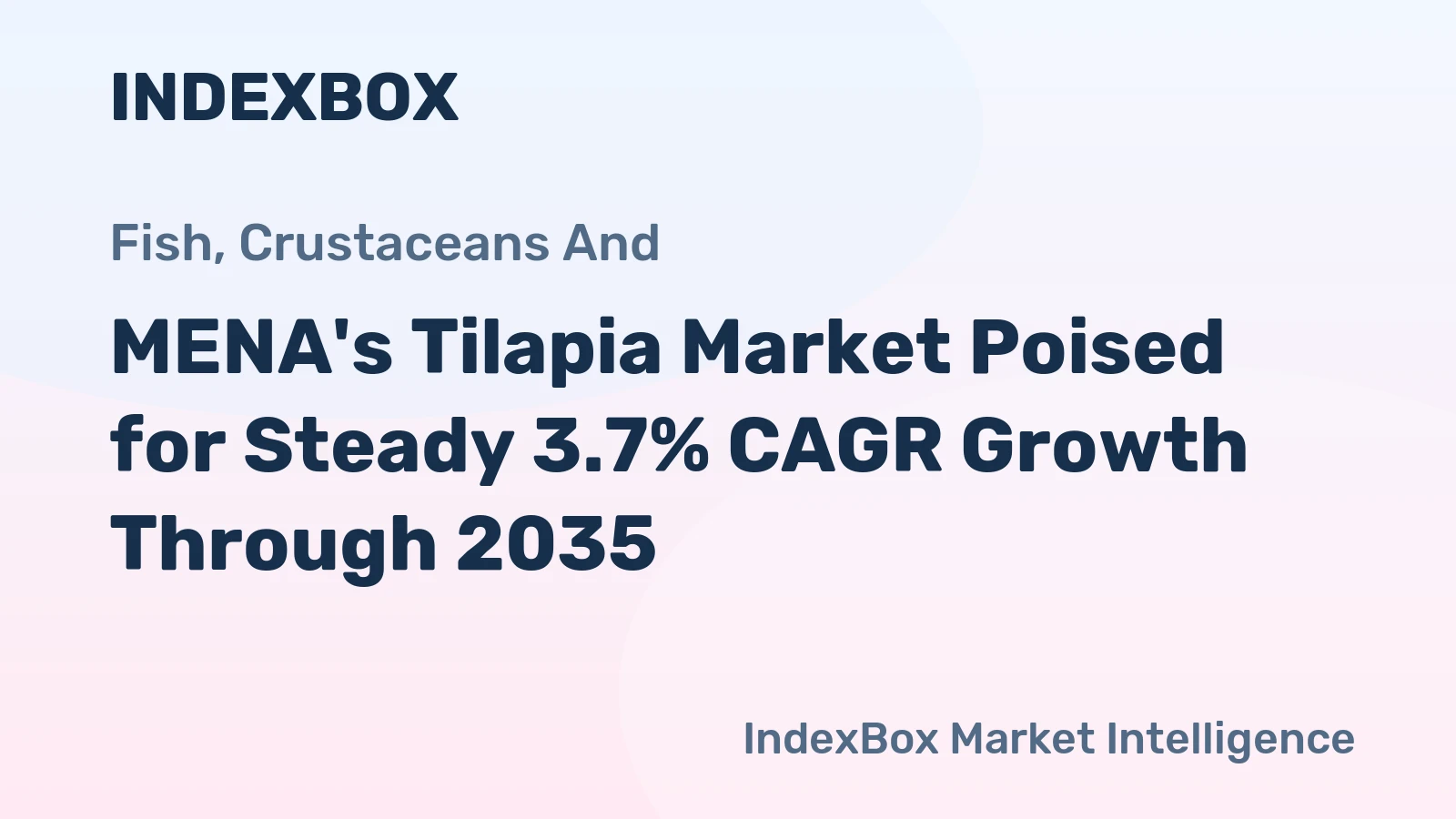 MENA's Tilapia Market Poised for Steady 3.7% CAGR Growth Through 2035