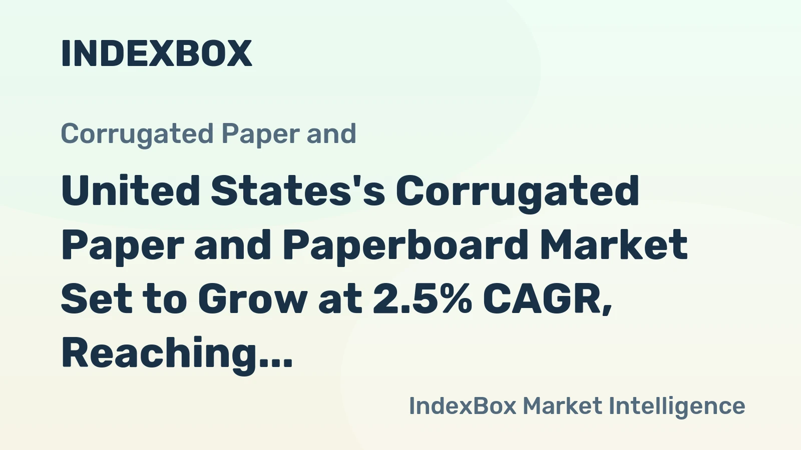 United States's Corrugated Paper and Paperboard Market Set to Grow at 2.5% CAGR, Reaching 20M Tons by 2035