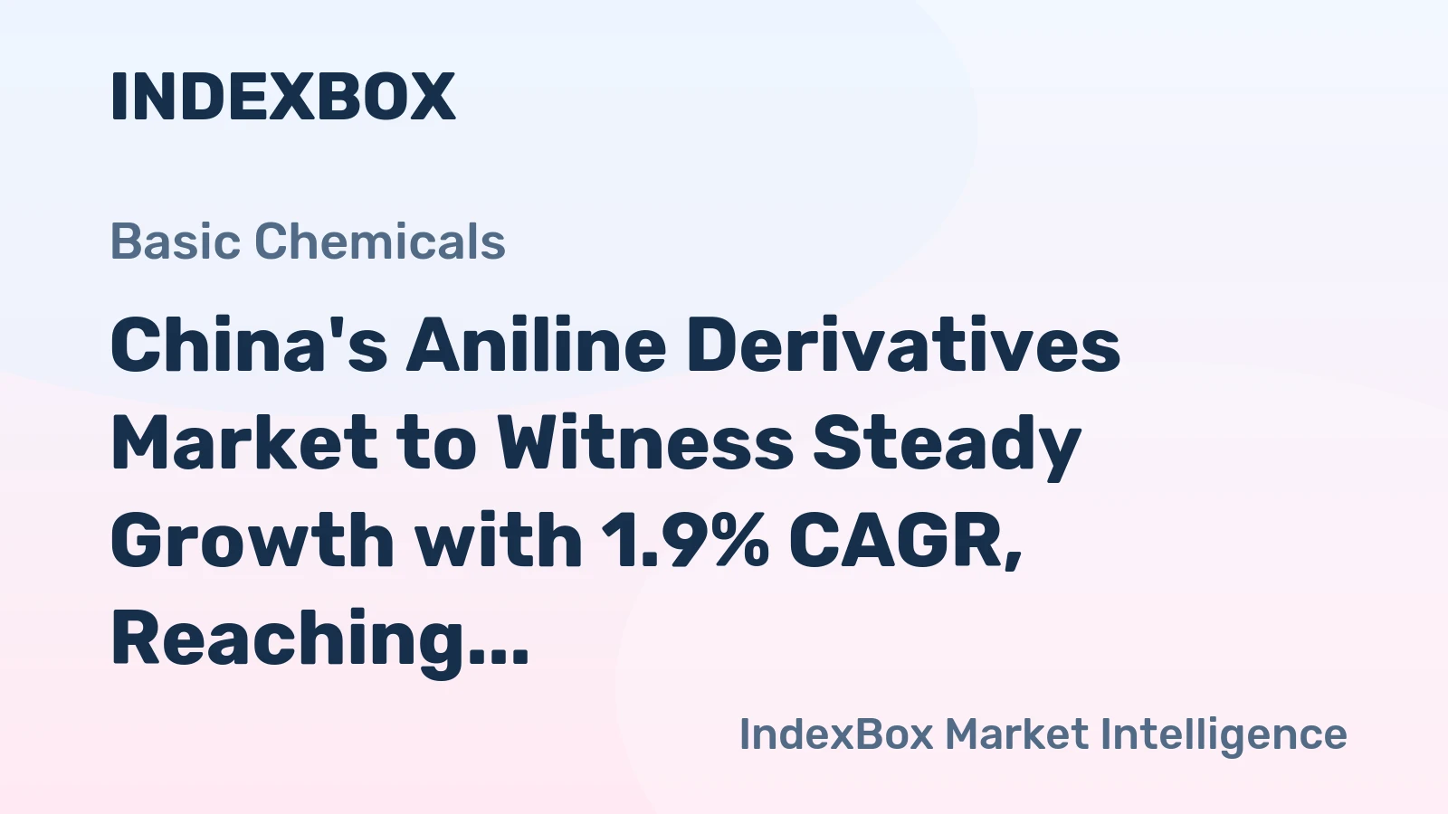 China's Aniline Derivatives Market to Witness Steady Growth with 1.9% CAGR, Reaching $161M by 2035