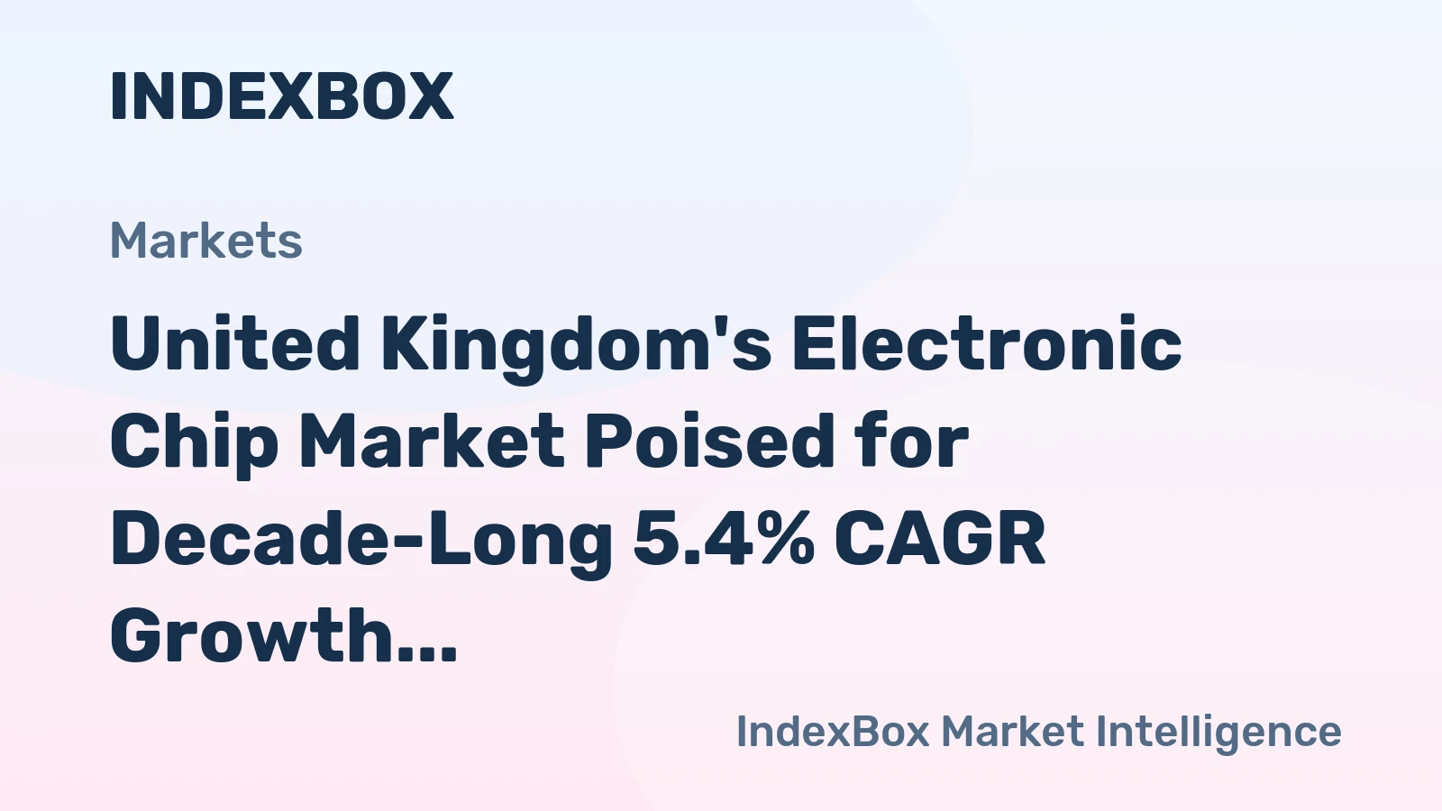 United Kingdom's Electronic Chip Market Poised for Decade-Long 5.4% CAGR Growth Despite 2024 Contraction