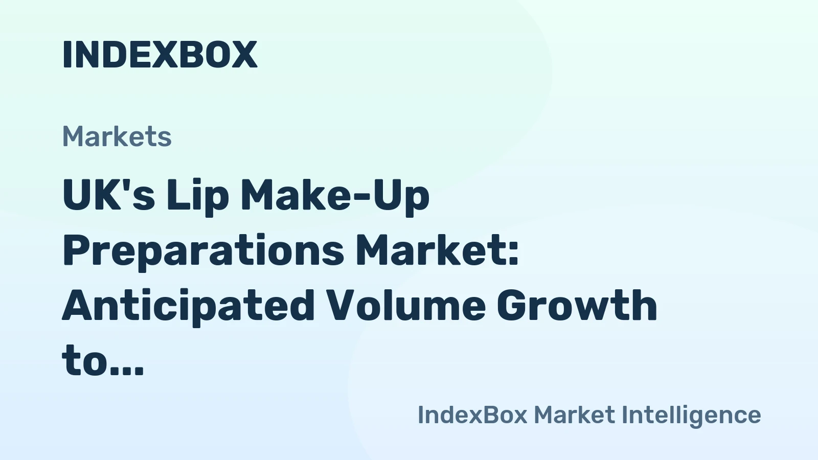 UK's Lip Make-Up Preparations Market: Anticipated Volume Growth to 6.2K Tons and Value Increase to $172M by 2035