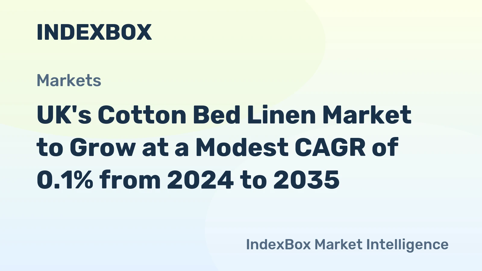 UK's Cotton Bed Linen Market to Grow at a Modest CAGR of 0.1% from 2024 to 2035