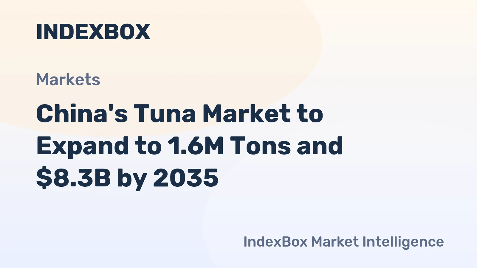 China's Tuna Market to Expand to 1.6M Tons and $8.3B by 2035