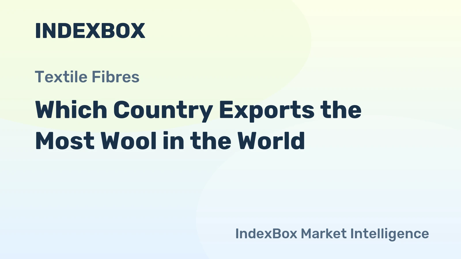 Which Country Exports the Most Wool in the World?