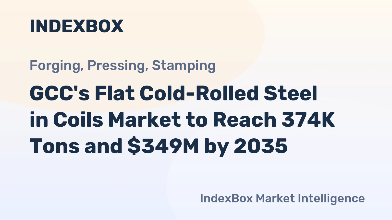 GCC's Flat Cold-Rolled Steel in Coils Market to Reach 374K Tons and $349M by 2035