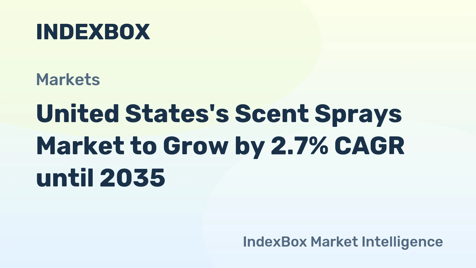 United States's Scent Sprays Market to Grow by 2.7% CAGR until 2035