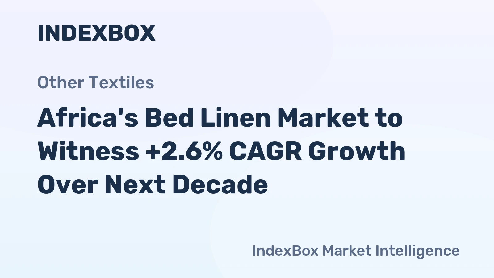 Africa's Bed Linen Market to Witness +2.6% CAGR Growth Over Next Decade