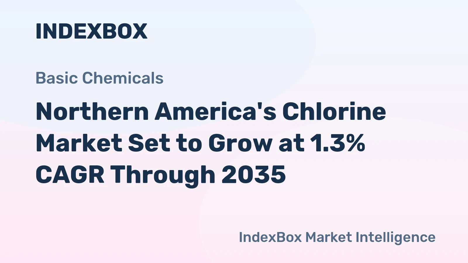 Northern America's Chlorine Market Set to Grow at 1.3% CAGR Through 2035