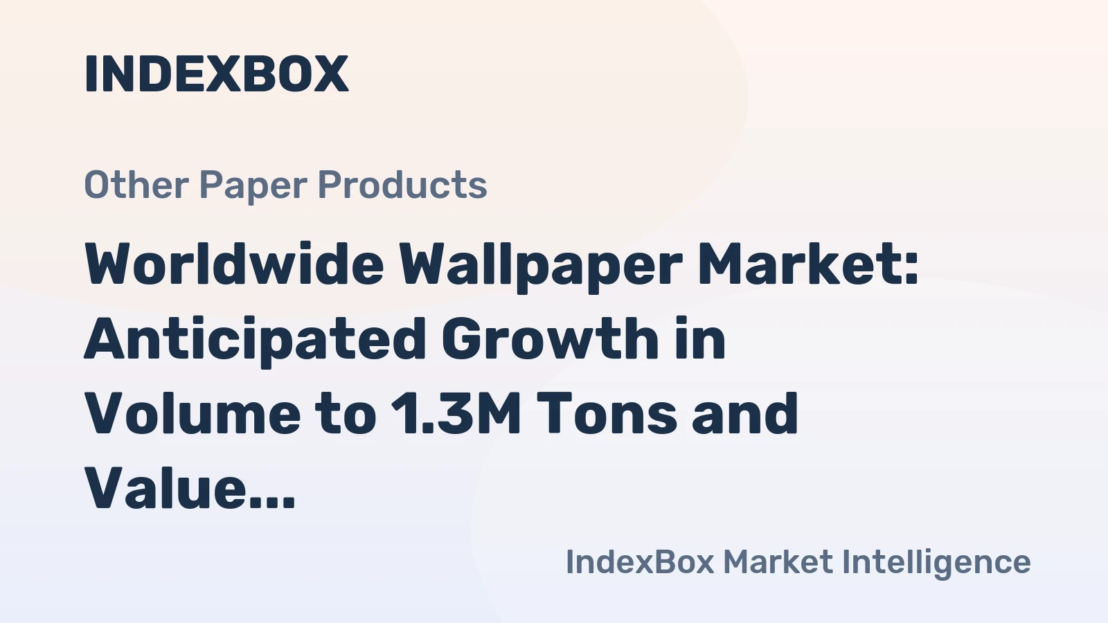 Worldwide Wallpaper Market: Anticipated Growth in Volume to 1.3M Tons and Value to $8.4B by 2035