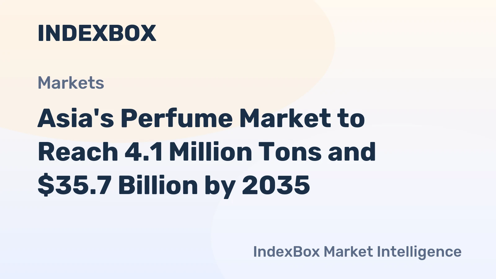 Asia's Perfume Market to Reach 4.1 Million Tons and $35.7 Billion by 2035