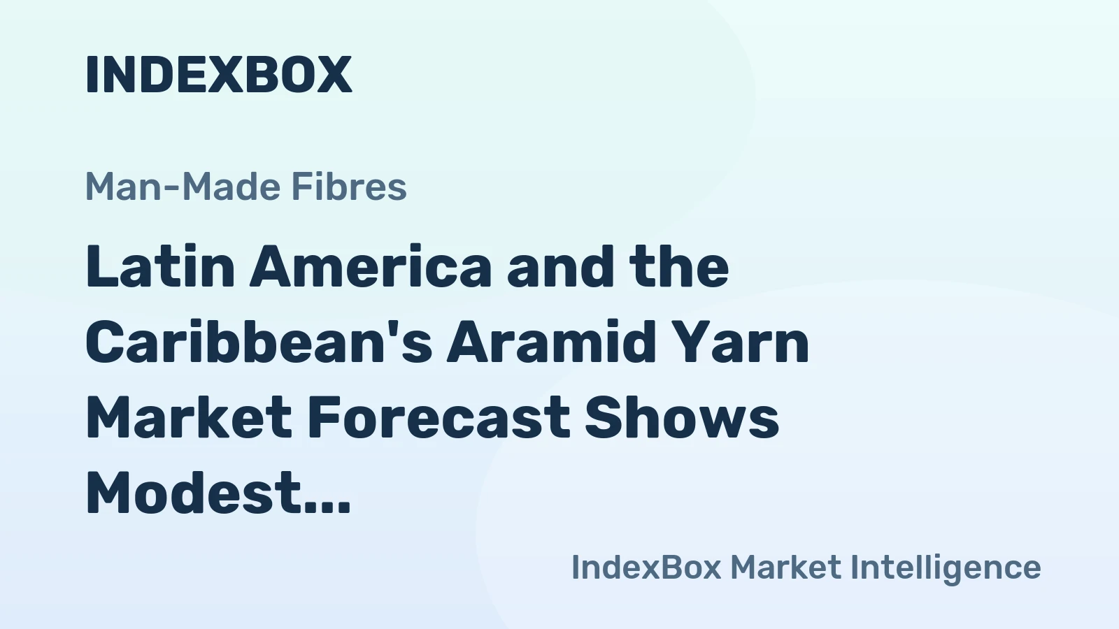Latin America and the Caribbean's Aramid Yarn Market Forecast Shows Modest +0.7% CAGR Growth Through 2035